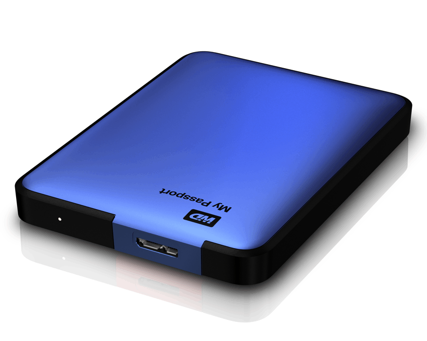 Disco Duro Externo Western Digital 500 Gb My Passport 2 5 Usb 3 0 Azul