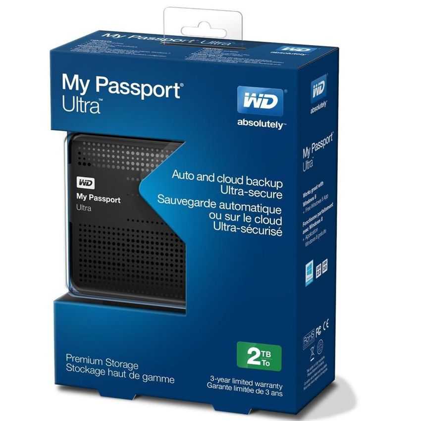 Disco Duro Externo Western Digital My Passport Ultra 2 Tb 2 5 Usb 3 0