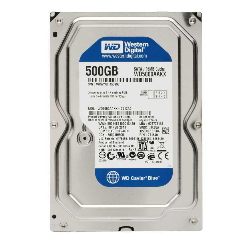 Disco Duro Western Digital 3.5 500 GB Caviar Blue WD5000AAKX | QuickHard Disco Duro Western Digital 3.5 500 GB Caviar Blue WD5000AAKX | QuickHard