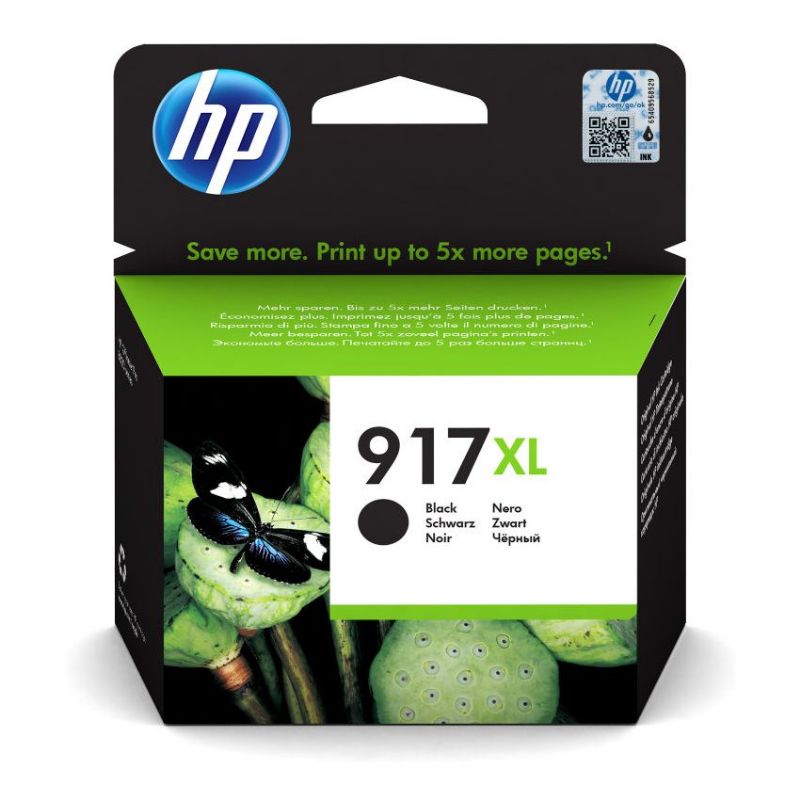 HP 917 XL Negro Cartucho de Tinta Original Alta Capacidad 3YL85AE | QuickHard