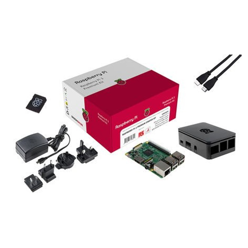 Raspberry Pi 3 Kit Premium 123-7157 | QuickHard