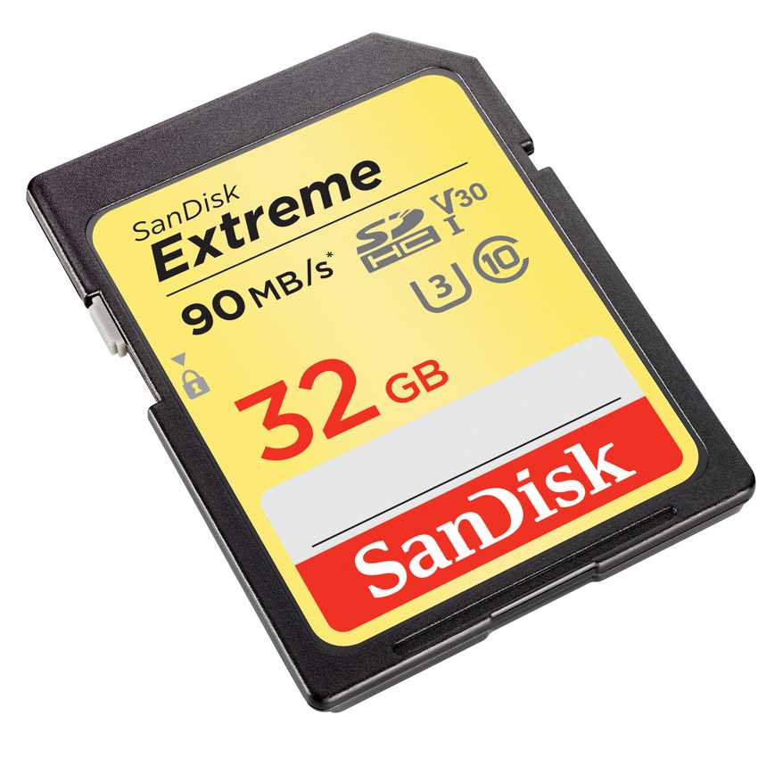 Sandisk SD 32GB Extreme Clase 10 V30 USH-I U3 SDSDXVE-032G-GNCIN | QuickHard