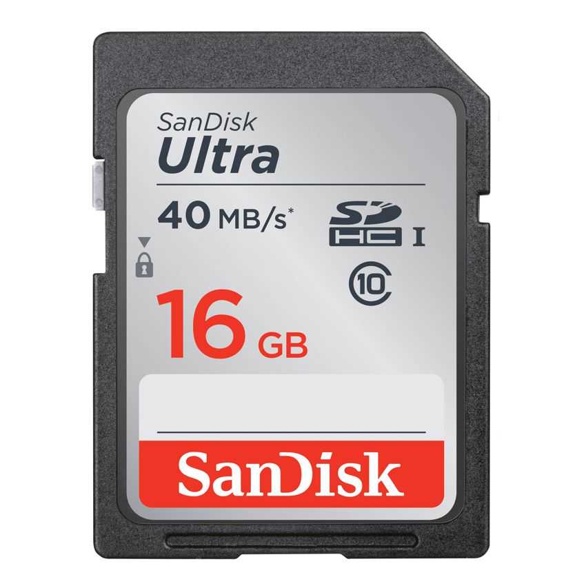 Tarjeta de Memoria SD Sandisk 16GB Ultra Clase 10 UHS-I SDSDUN-016G-G46 | QuickHard