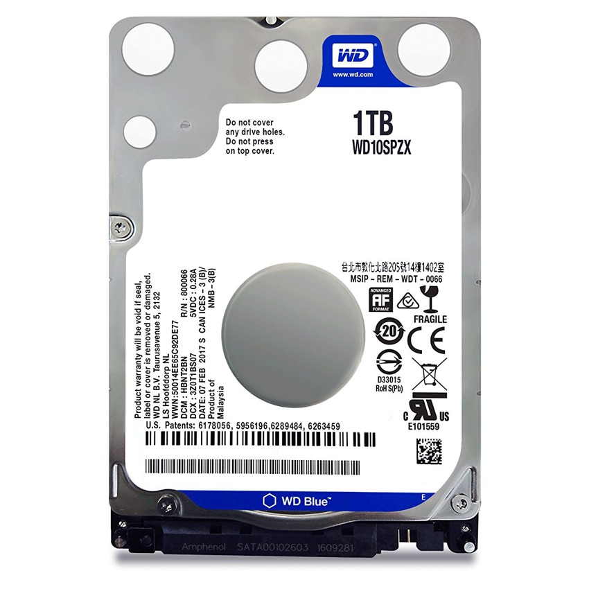 Western Digital 1TB 2.5 Blue WD10SPZX | QuickHard Western Digital 1TB 2.5 Blue WD10SPZX | QuickHard